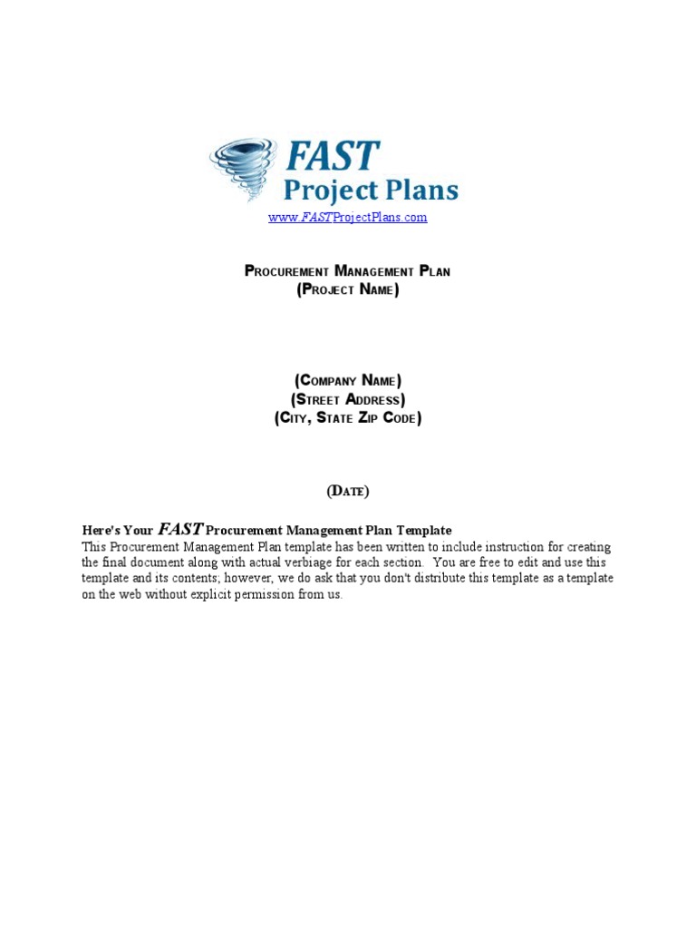 Procurement Proposal