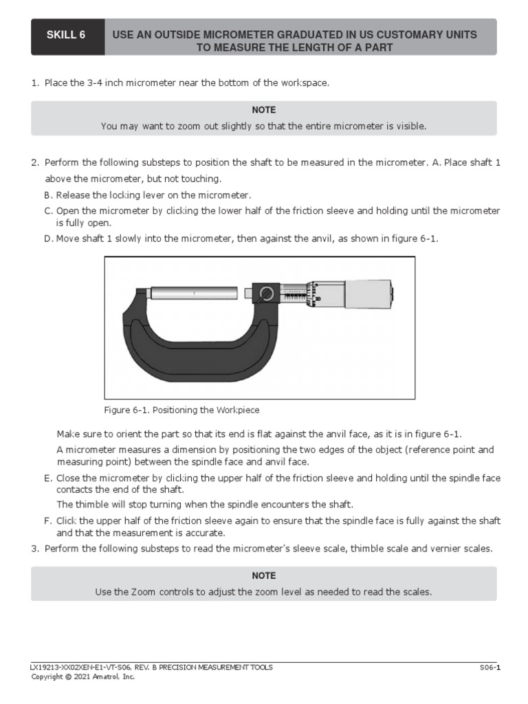 GROUP2 Precision Measurement Tools Lab3 Skill 6 7 8 | PDF | Scientific ...