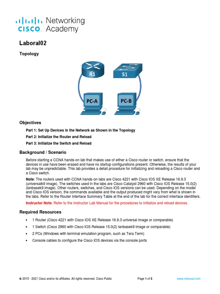 Laboratorio 2@ | PDF | Router (Computing) | Cisco Certifications
