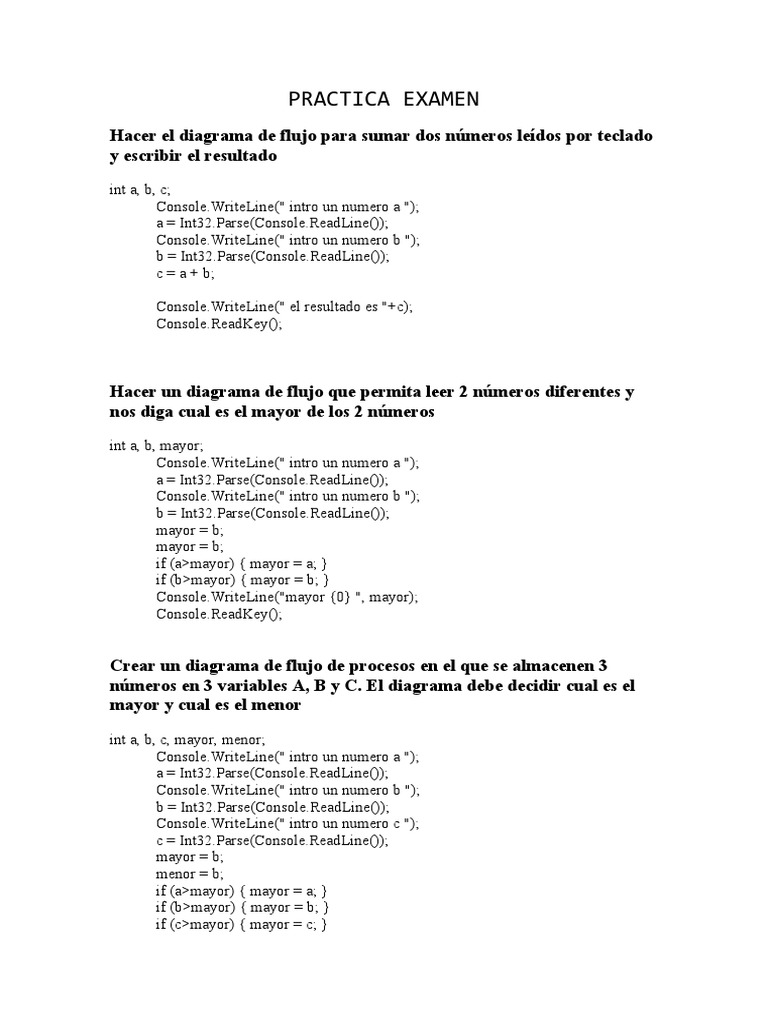 Practica de Primer Parcial C++ | PDF | Programación de computadoras ...