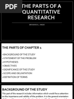 Parts of A Quantitative Research Paper CHAPTER 1 3 | PDF | Statistics ...