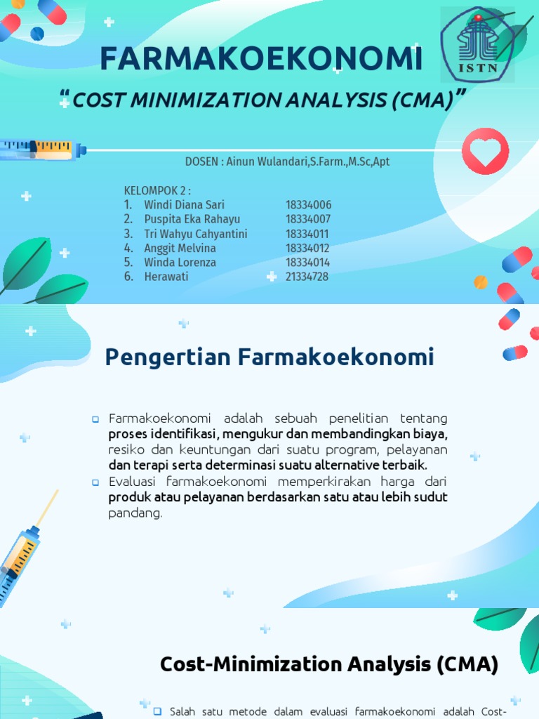 Kel 2 Farmakoekonomi CMA | PDF