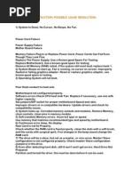 Computer Maintenance and Troubleshooting Notes | PDF | Printer ...