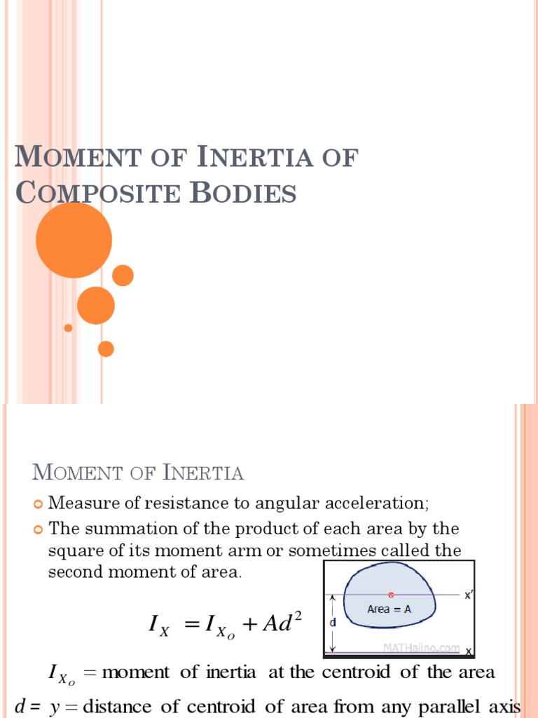Moment of Inertia Formulas and Examples | PDF | Rotation Around A Fixed ...