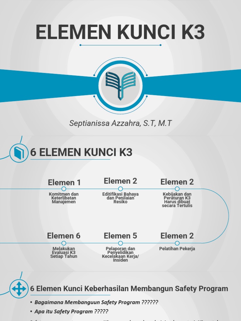 Materi 2 - ELEMEN KUNCI K3 | PDF