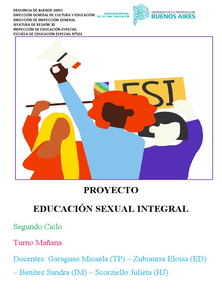 Proyecto ESI | PDF | Discriminación | Educación sexual