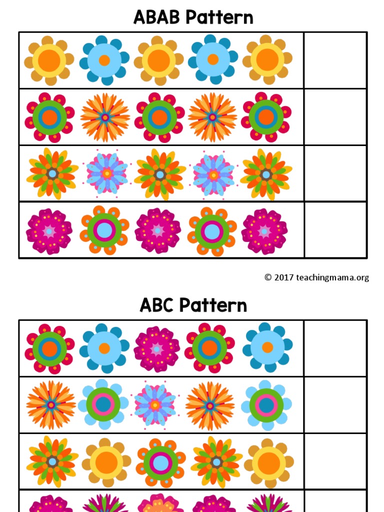 Flower Pattern Strips | PDF
