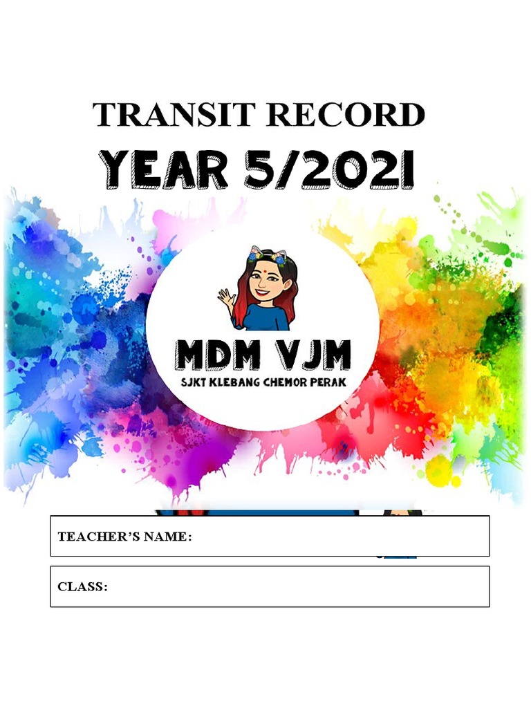 MDM VJM Y5 Transit Record | PDF | Paragraph | Learning