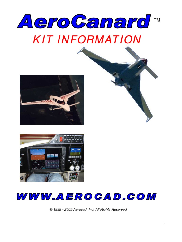 Aerocad Info | PDF | Landing Gear | Aircraft Flight Control System