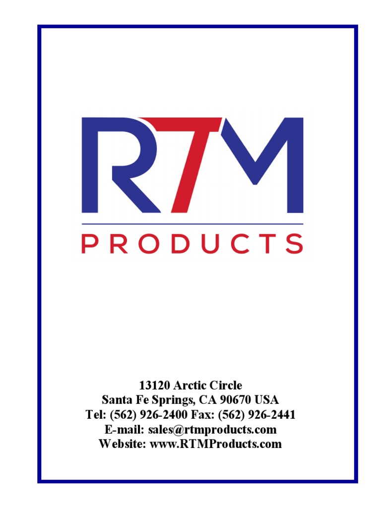 RTM Catalog 2014 | PDF | Fee