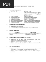 CSR Project Proposal Format-1 | PDF | Corporate Social Responsibility ...