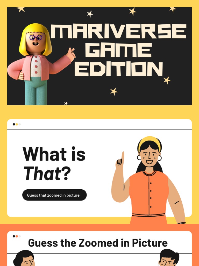 Zoomed-In Picture Guessing Game | PDF