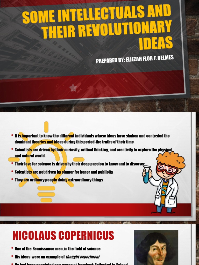 Some Intellectuals and Their Revolutionary Ideas | Download Free PDF ...