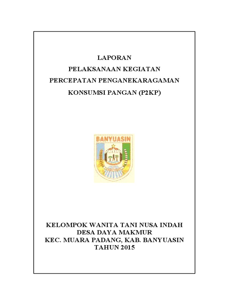 Laporan P2KP | PDF | Teknologi & Rekayasa