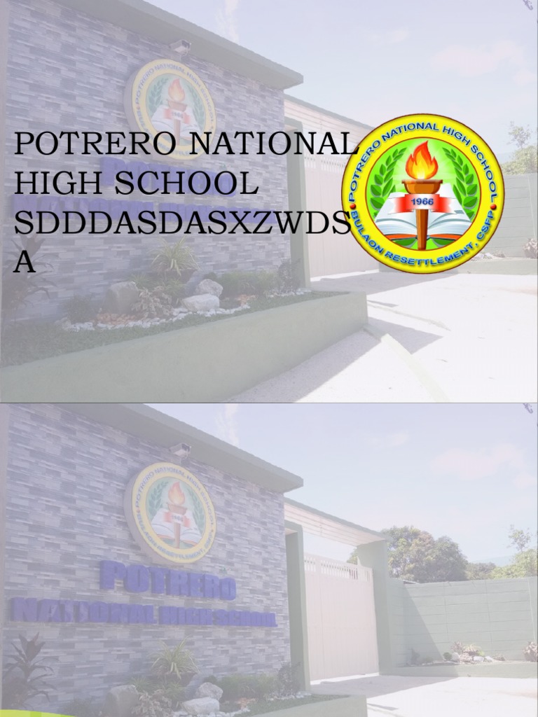 Potrero National High School Sdddasdasxzwds A | PDF