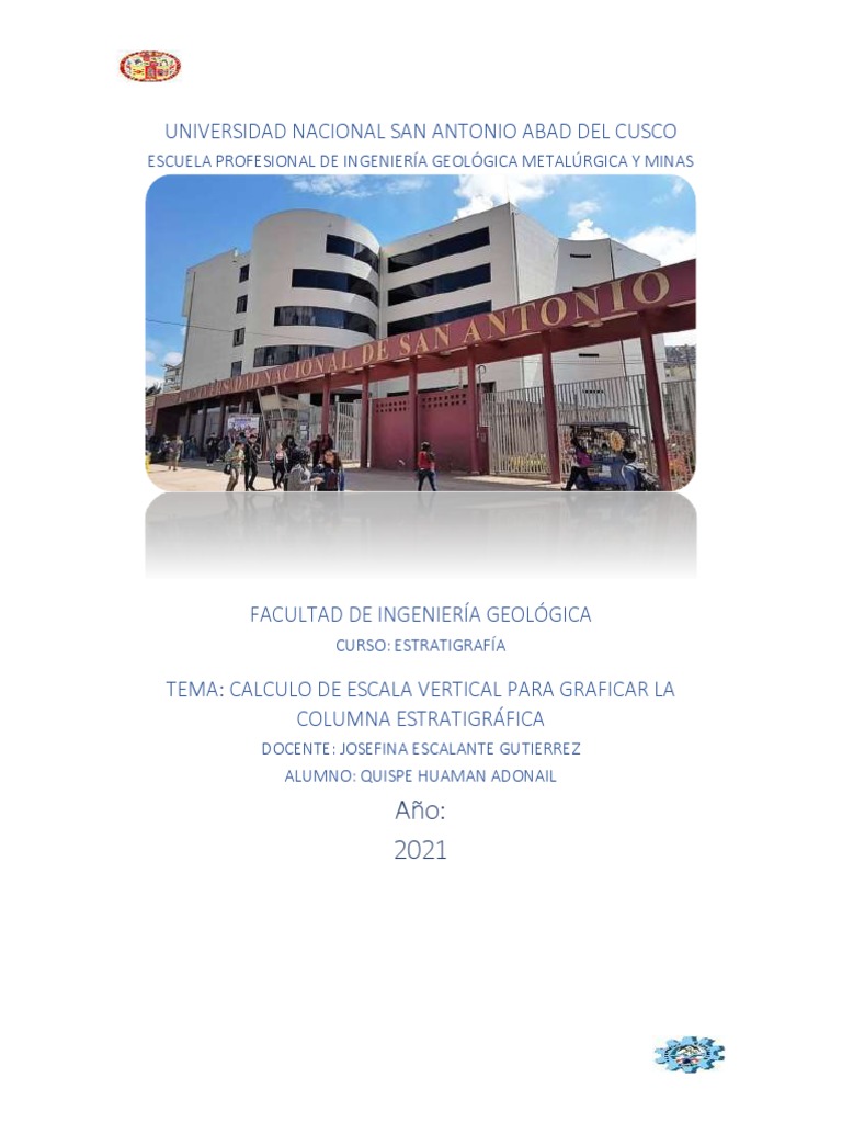 Calculo de Escala Vertical | PDF