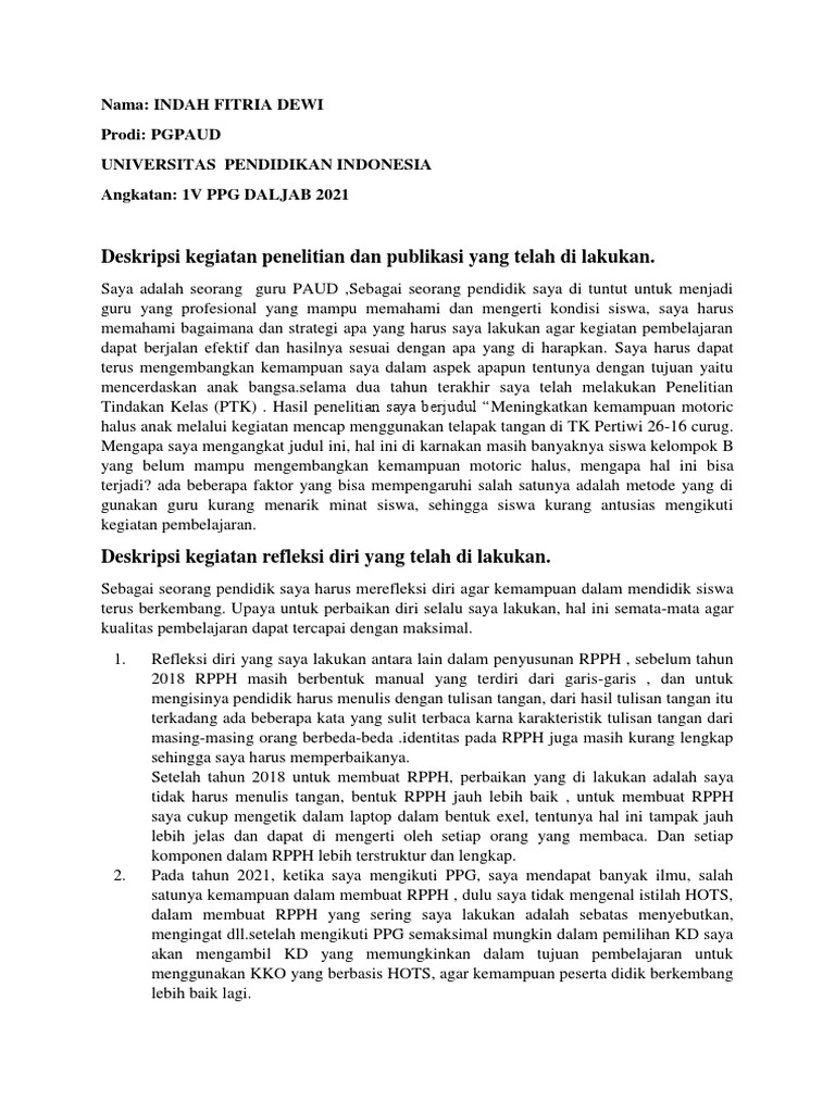 Deskripsi Portofolio UKIN INDAH FITRIA DEWI-compressed | PDF