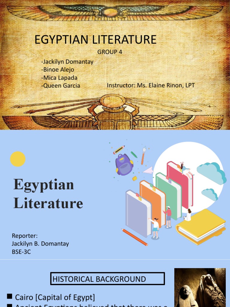 Egyptian Literature | PDF | Ancient Egypt | Horus