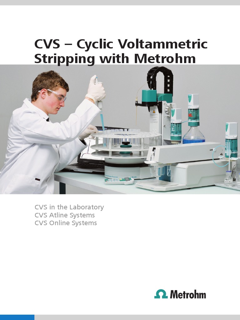 CVS - Cyclic Voltammetric Stripping With Metrohm: CVS in The Laboratory ...
