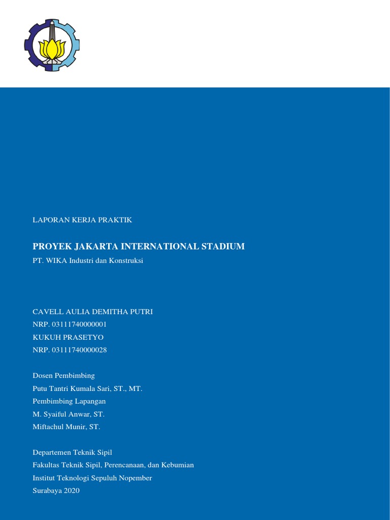 Laporan Kerja Praktik Proyek JIS | PDF | Seni