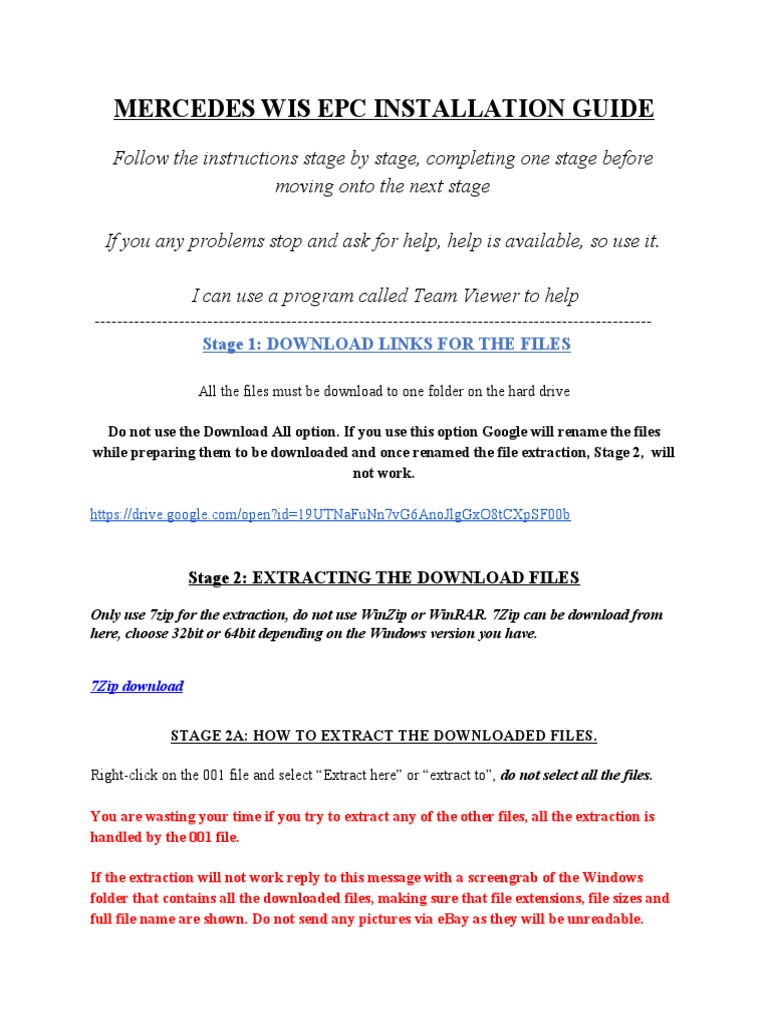 Mercedes WIS EPC Installation Guide: A Step-by-Step Manual for Setting ...