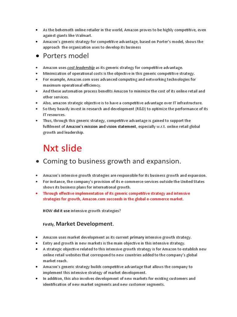 Amazon Ppt Notes Download Free Pdf E Commerce Organizational Culture