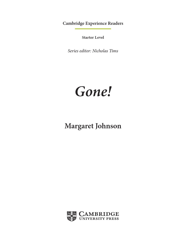 Gone Book | PDF