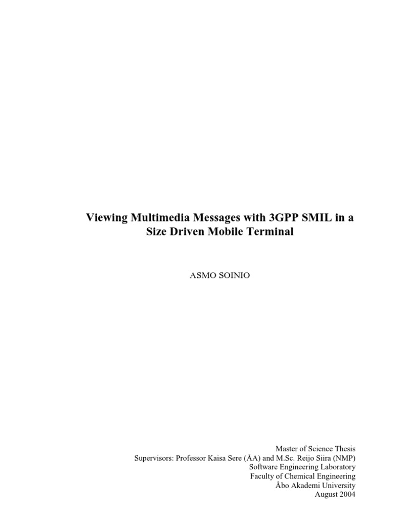 Smil For Mms | PDF | Multimedia Messaging Service | Computer Network