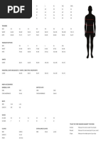 Bershka Size Chart | PDF | Human Appearance | Dress Codes