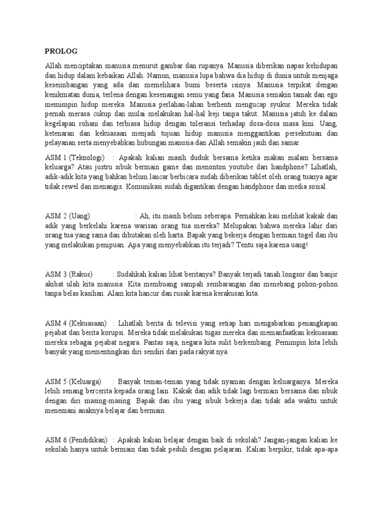 PROLOG | PDF | Ilmu Sosial