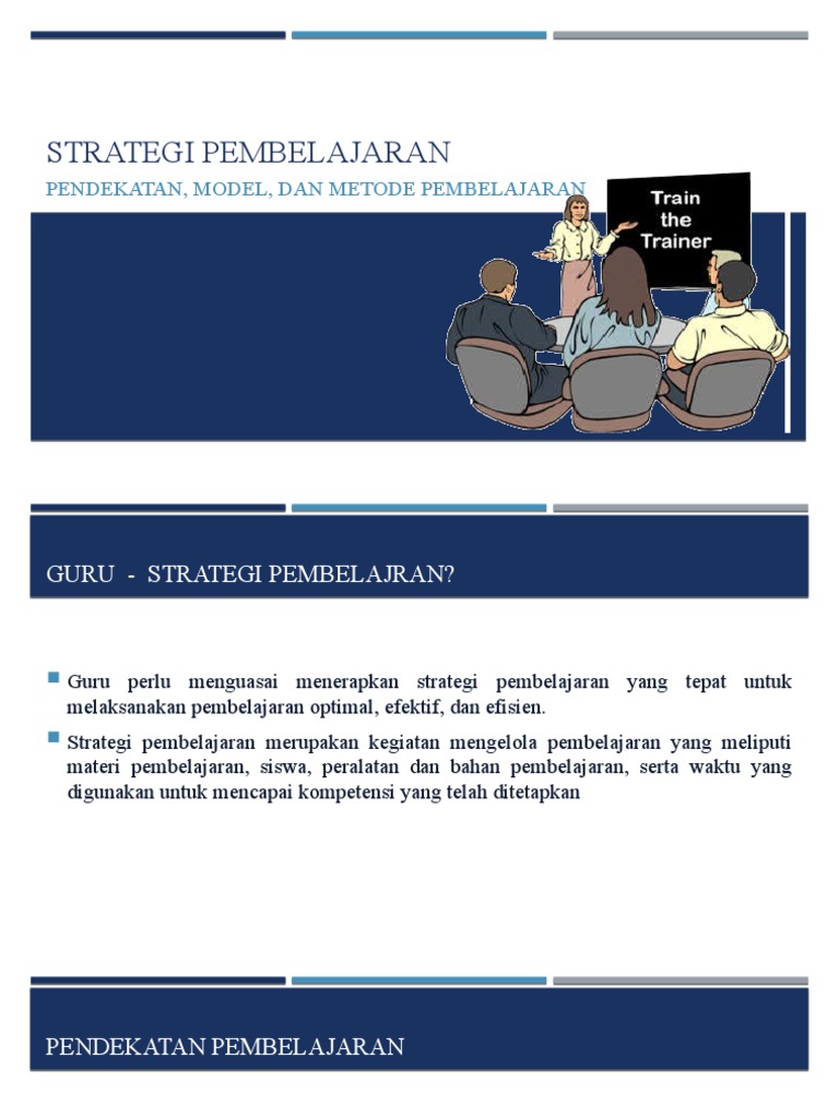 Strategi Pembelajaran | PDF