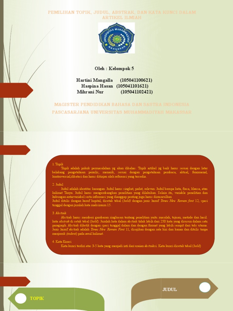 Kti Kelompok V | PDF