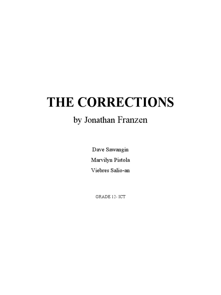 The Corrections | PDF