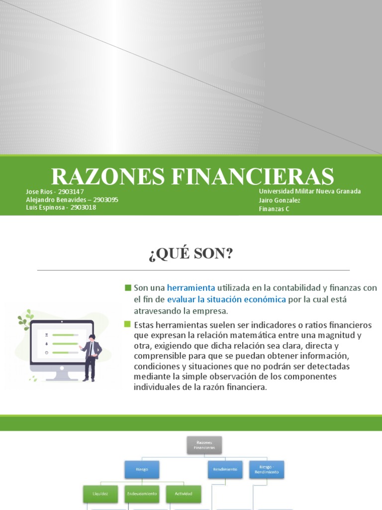 Razones Financieras | PDF | Ratio financiero | Rentabilidad sobre recursos propios