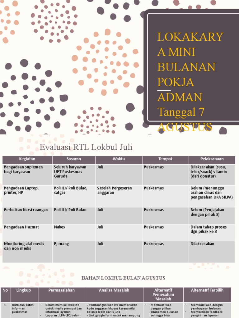 Materi Presentasi Lokbul | PDF