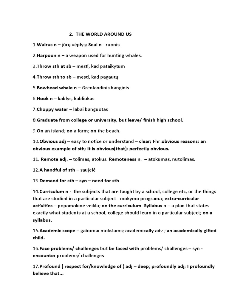 The World Around Us | PDF | Schools | Rock (Geology)