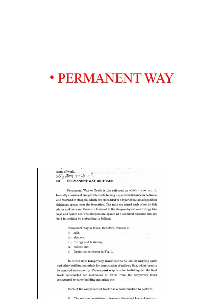 Permanent Way | PDF