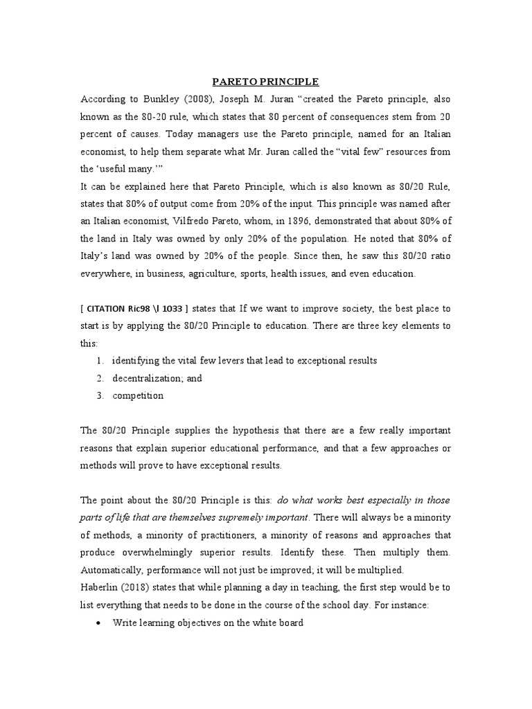 Pareto Principle | PDF | Vocabulary | Second Language