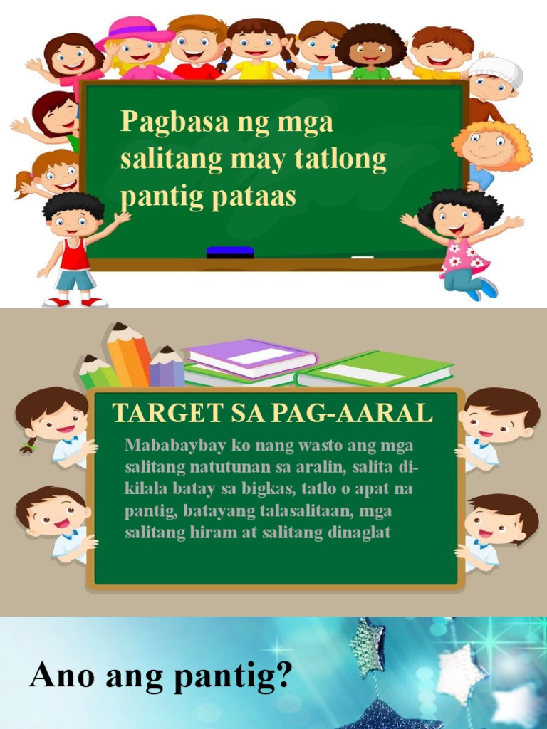 PAGBASA NG MGA SALITANG MAY TATLONG PANTIG PATAAS-GRADE 3-Sept.15,2020 ...