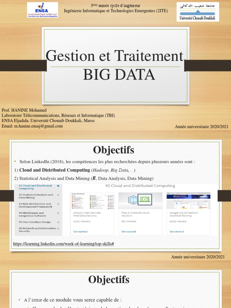Chapitre 1 - Big Data | Download Free PDF | Big data | Apache Hadoop