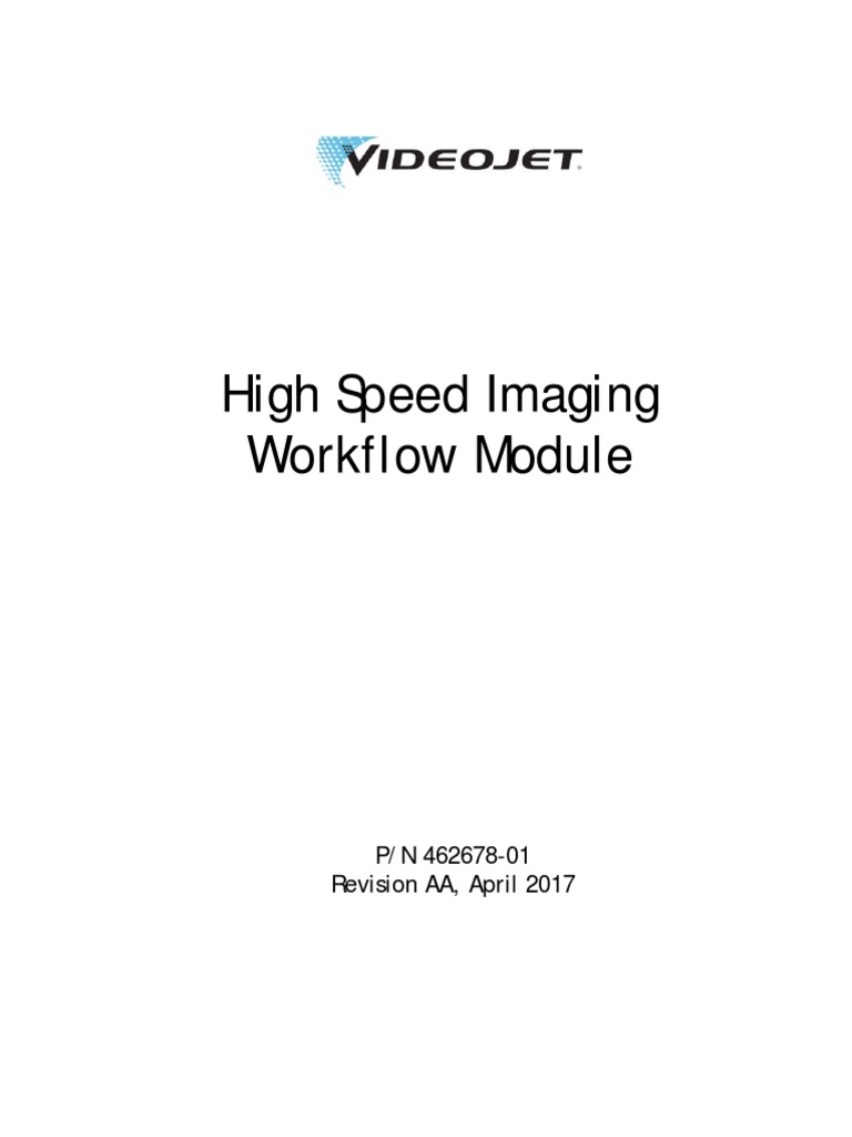 High Speed Imaging Workflow Module | PDF | Download | Software