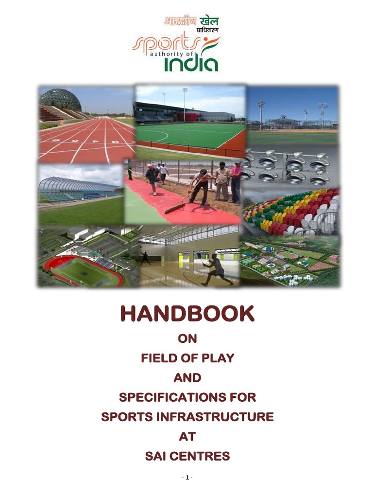 Handbook: ON Field of Play AND Specifications For Sports Infrastructure ...