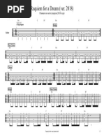 Anathema Flying Tab | PDF | Musical Notation | Music Theory