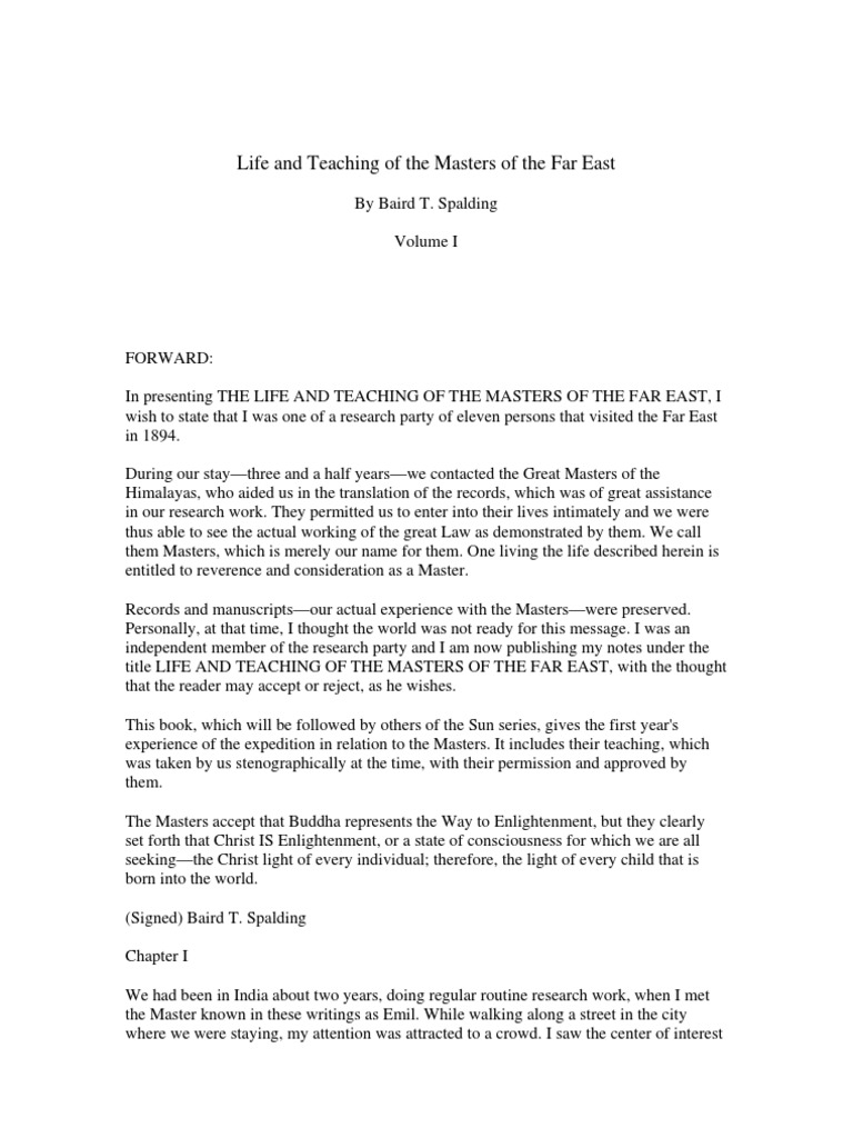 Life and Teaching-Vol 1 | PDF | Jesus | Soul