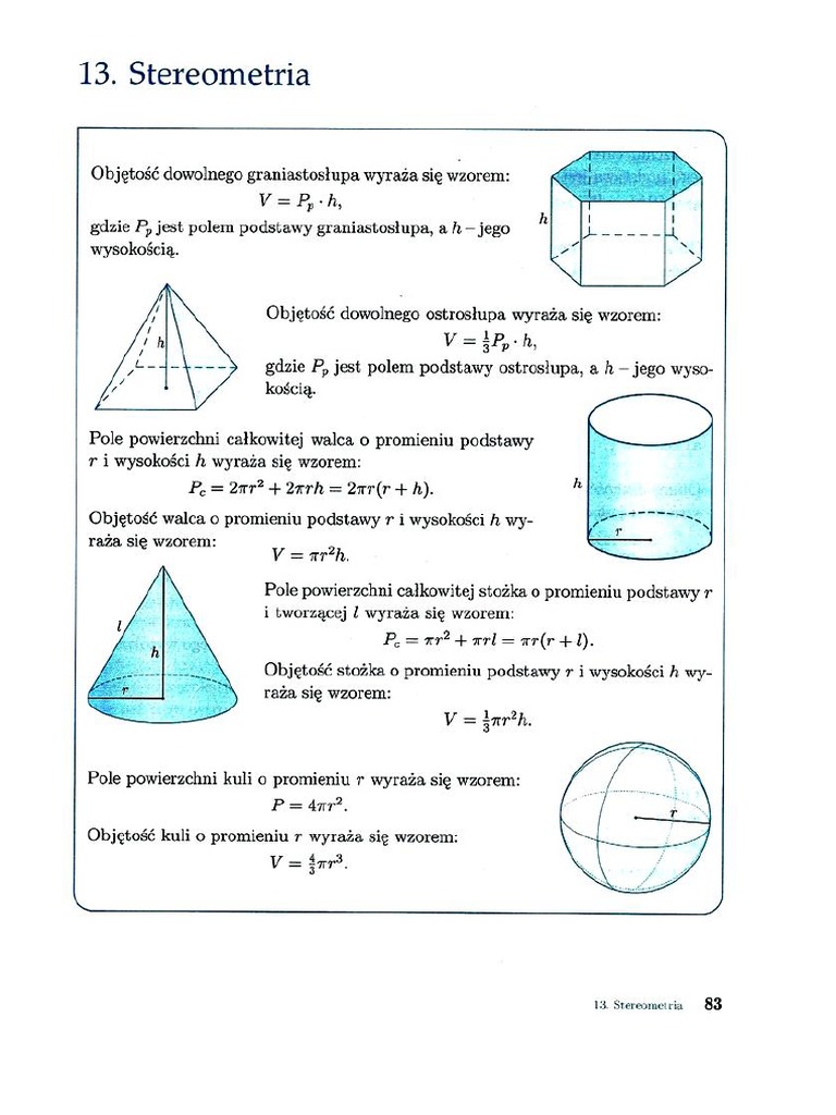 Stereometria | PDF
