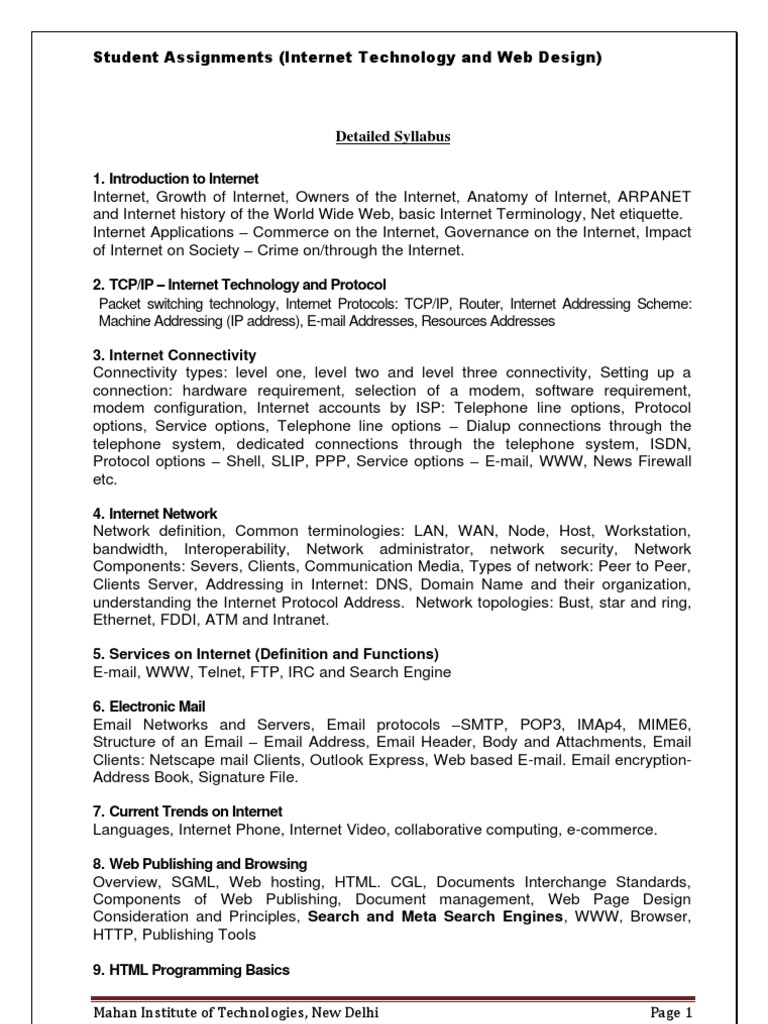 IWPD - Student | PDF | Computer Network | Internet Protocol Suite