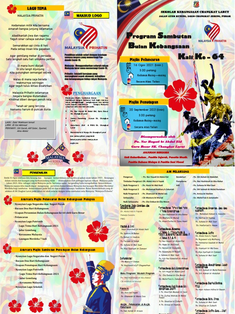 Sambutan Bulan Kemerdekaan 2021 | PDF