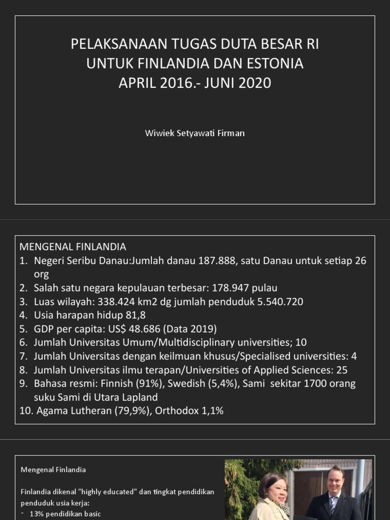 Slide Presentasi Kemlu Oktober 2020 | PDF