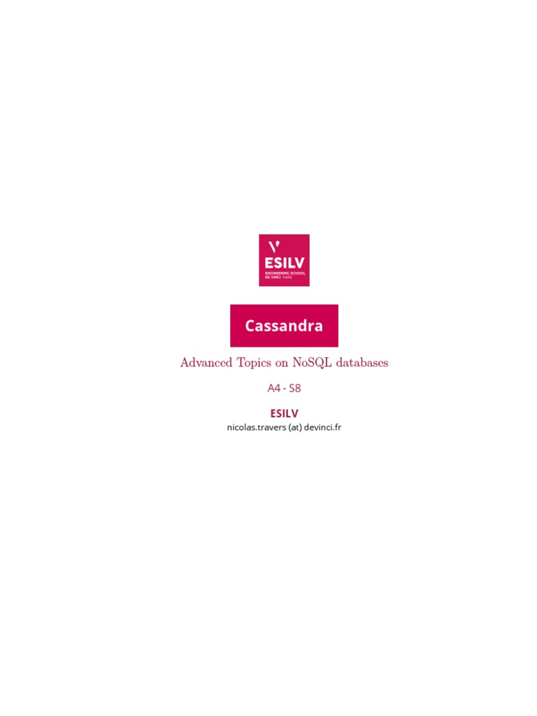 Cassandra: Advanced Topics On Nosql Databases | PDF | Database Index ...