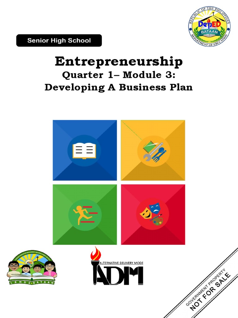 Entrepreneurship Module 3 - Developing Business Plan | PDF | Expense ...